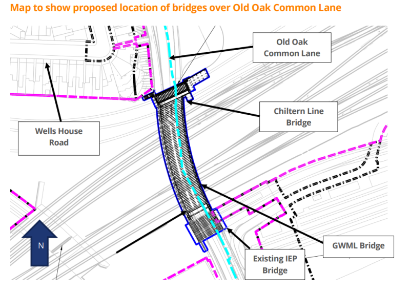 Update on Schedule 17 planning submission for railway bridges over Old ...